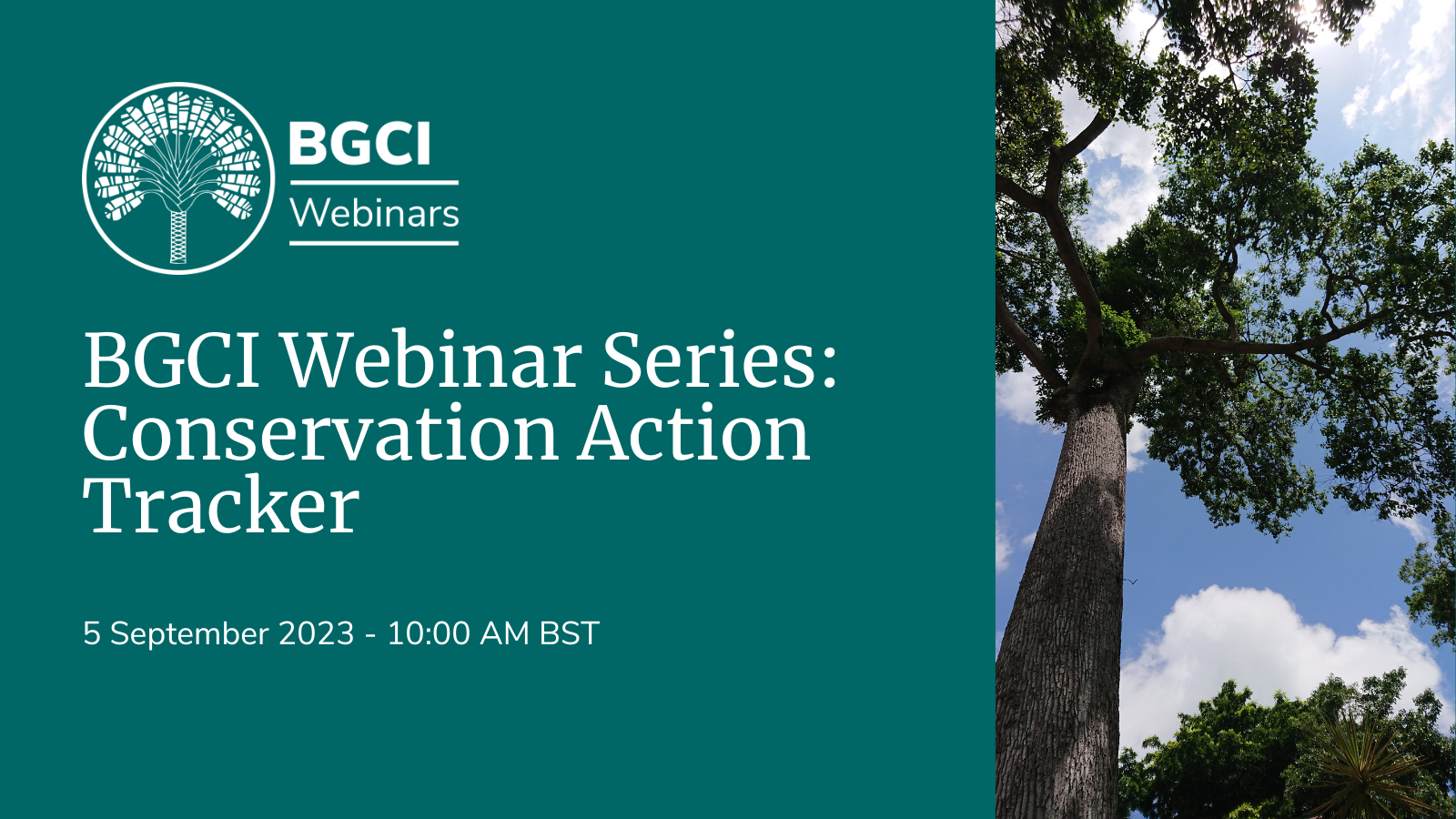 BGCI Webinar Series Watch It Again: Conservation Action Tracker ...