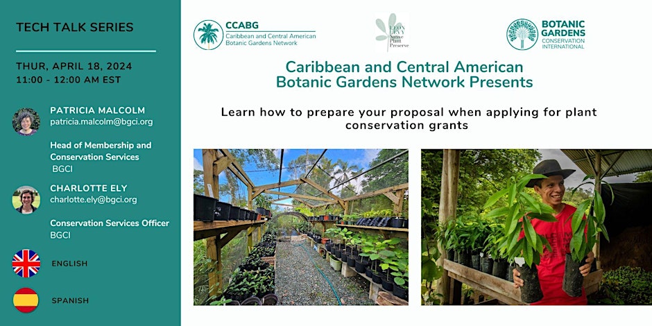 Virtual technical talk by the Caribbean and Central American Botanic ...