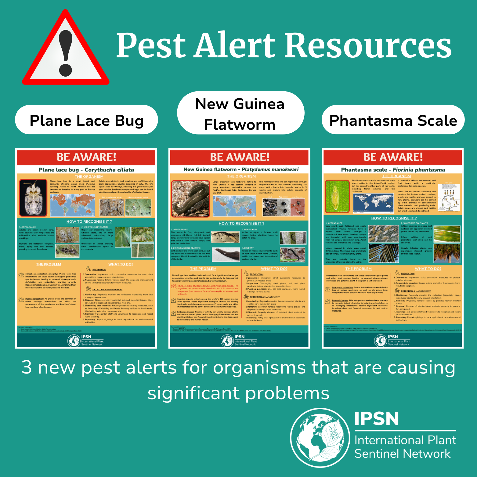New Pest Alerts! | Botanic Gardens Conservation International